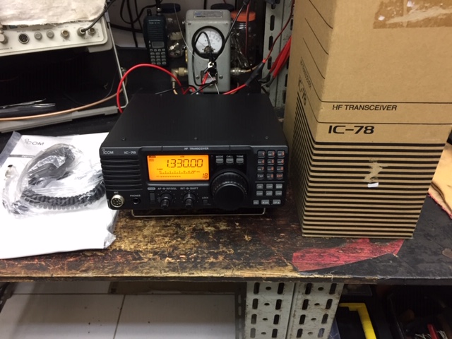 HF ICOM IC-78 NOVO NA CAIXA | RADIOTROCA